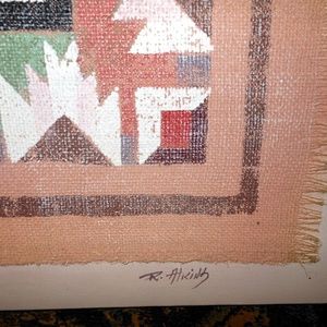 R. Atkins | Accents | R Atkins Original Oil Native South Western Text ...